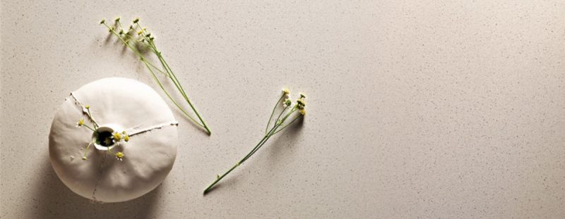 Caesarstone Ocean Foam Quartz Kitchen Surfaces - Bluestone