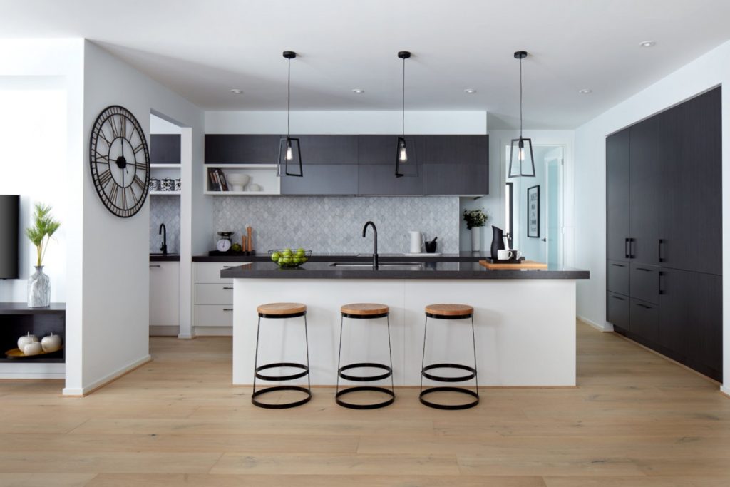 Caesarstone Raven Quartz Kitchen Surfaces - Bluestone