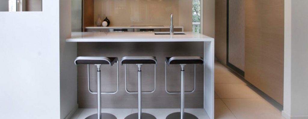 Caesarstone Snow Quartz Kitchen Surfaces - Bluestone