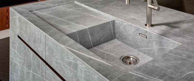 Neolith Zaha Stone Ultra Compact Surfaces - Bluestone