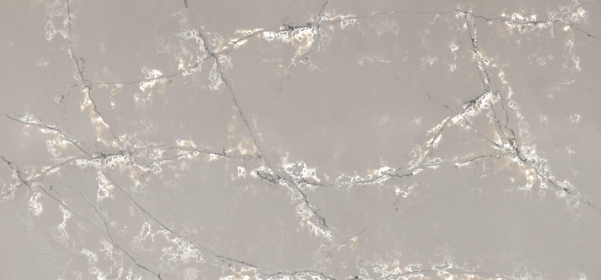 Compac Ice White Quartz Worktops - Bluestone