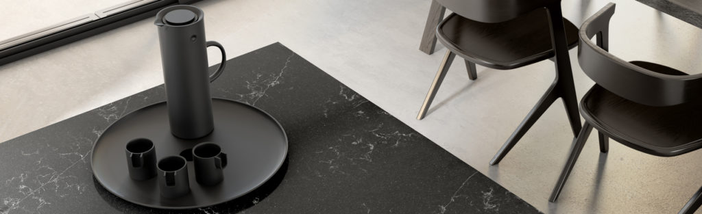 Compac Unique Pietra Quartz Worktops - Bluestone