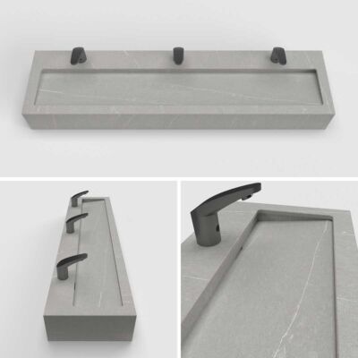 Wash Troughs - Bluestone