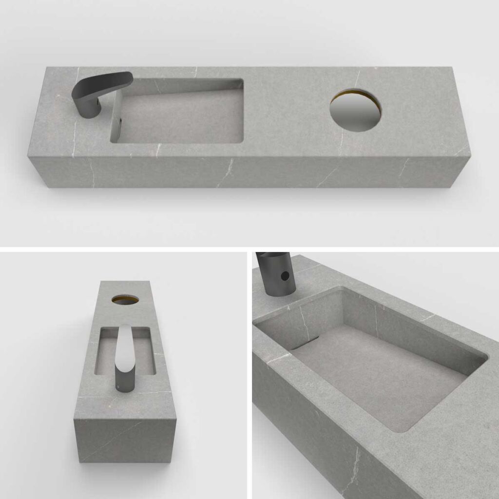 Universal Basin Quartz - Bluestone