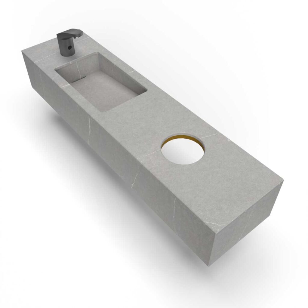 Universal Basin Quartz - Bluestone