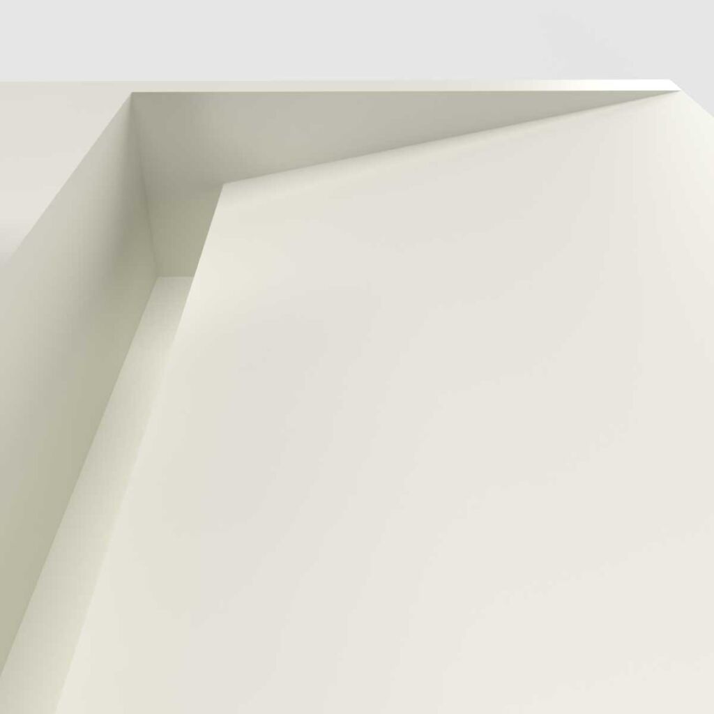 Ladore Wash Trough Solid Surface - Bluestone