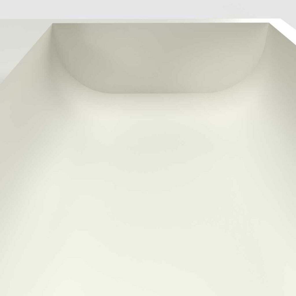 Spring Wash Trough Solid Surface - Bluestone