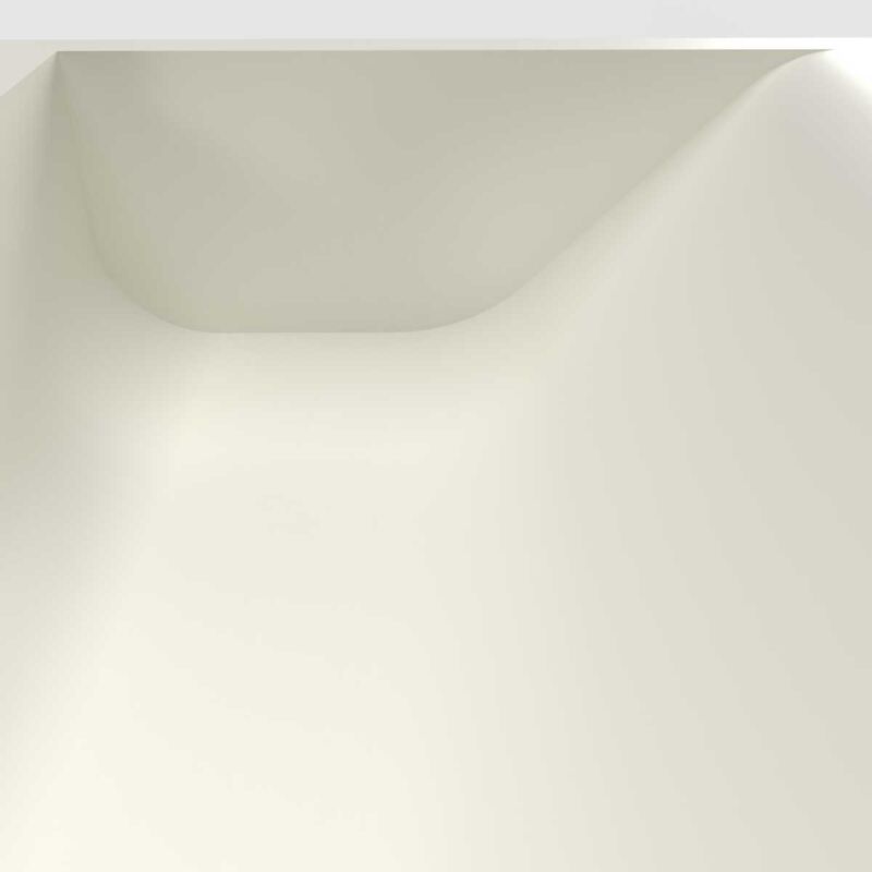 Tide Wash Trough Solid Surface - Bluestone