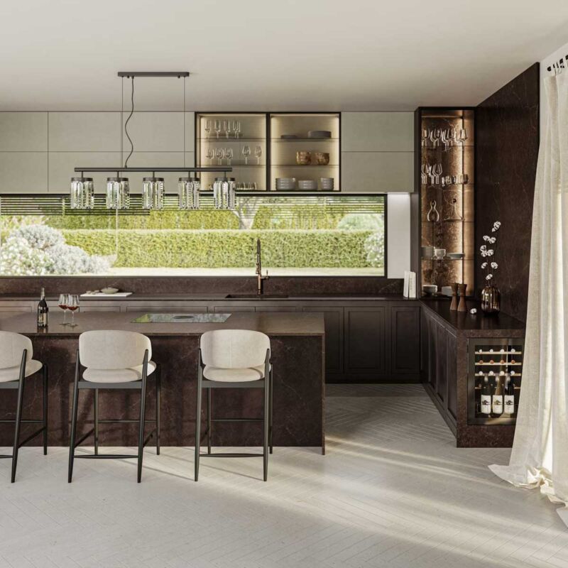 Silestone Rivière Rose - Bluestone